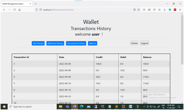 GitHub - AvinashDKale/WalletManagementSystem