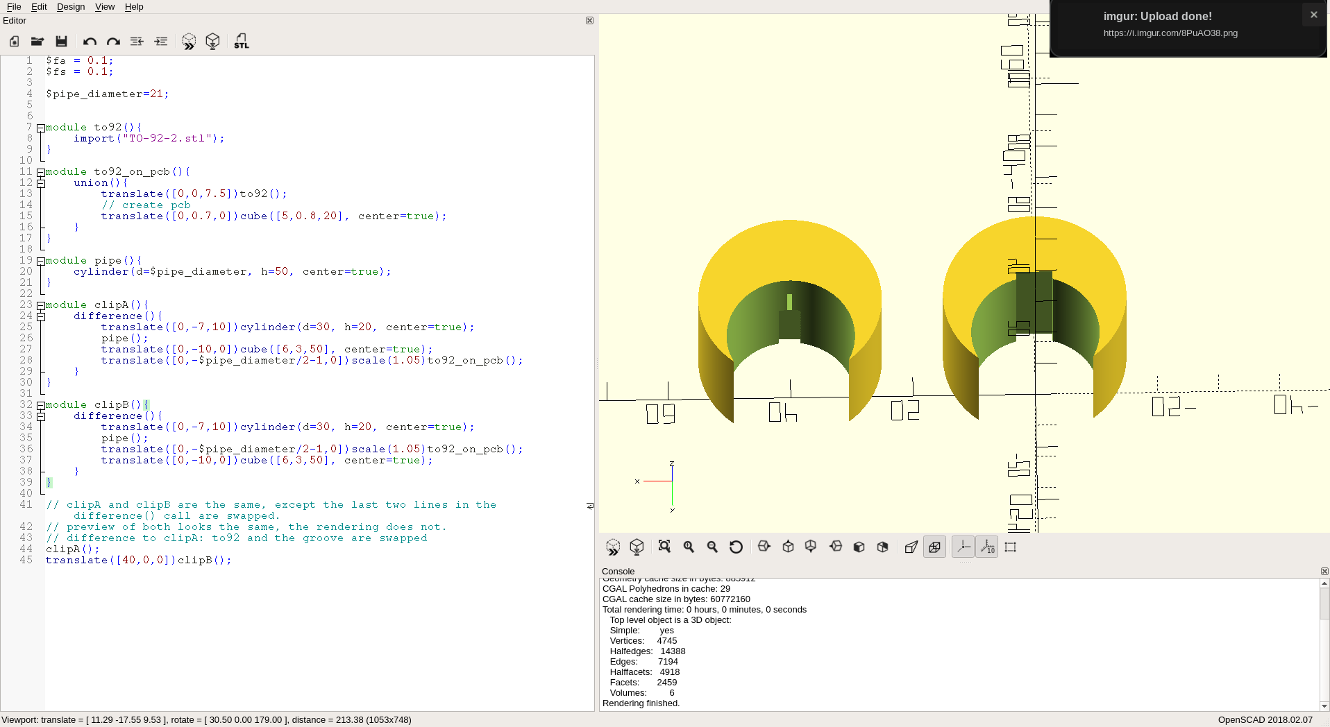 difference() operation behaves unexpected · Issue #2289 · openscad/openscad · GitHub