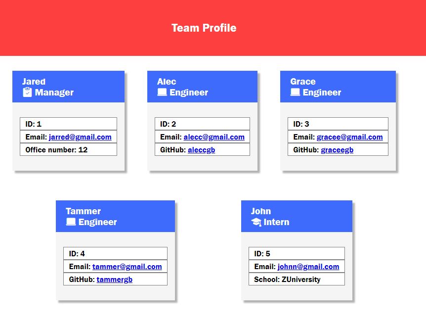 GitHub - aimtruong/team-profile-generator