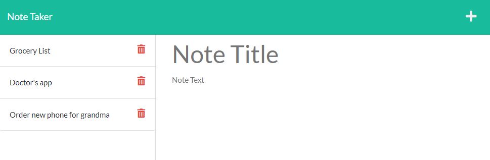 GitHub - aimtruong/note-taker