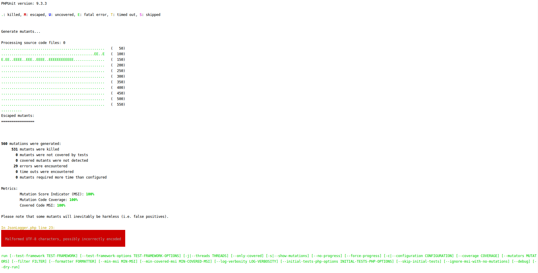 Jsonlogger Malformed Utf 8 Characters Possibly Incorrectly Encoded · Issue 1316 · Infection