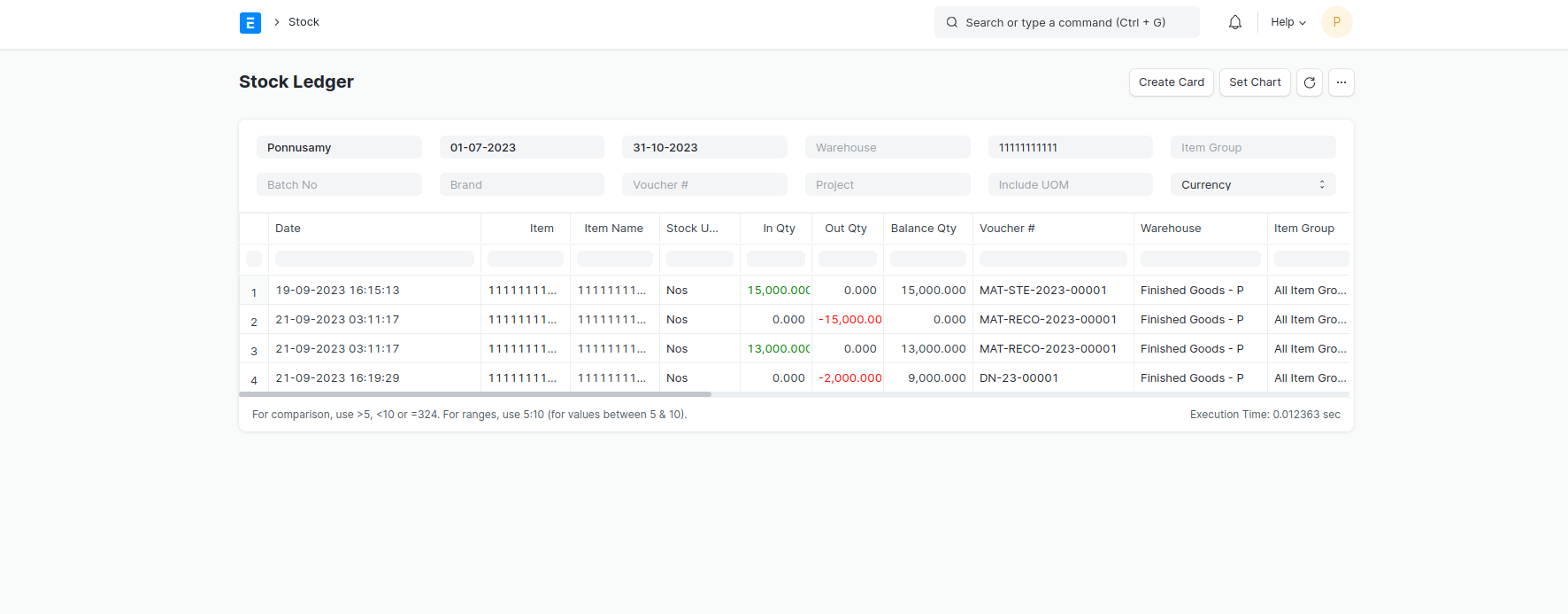 Stock miss match for items with batch after creating stock reconciliation before the date of ...