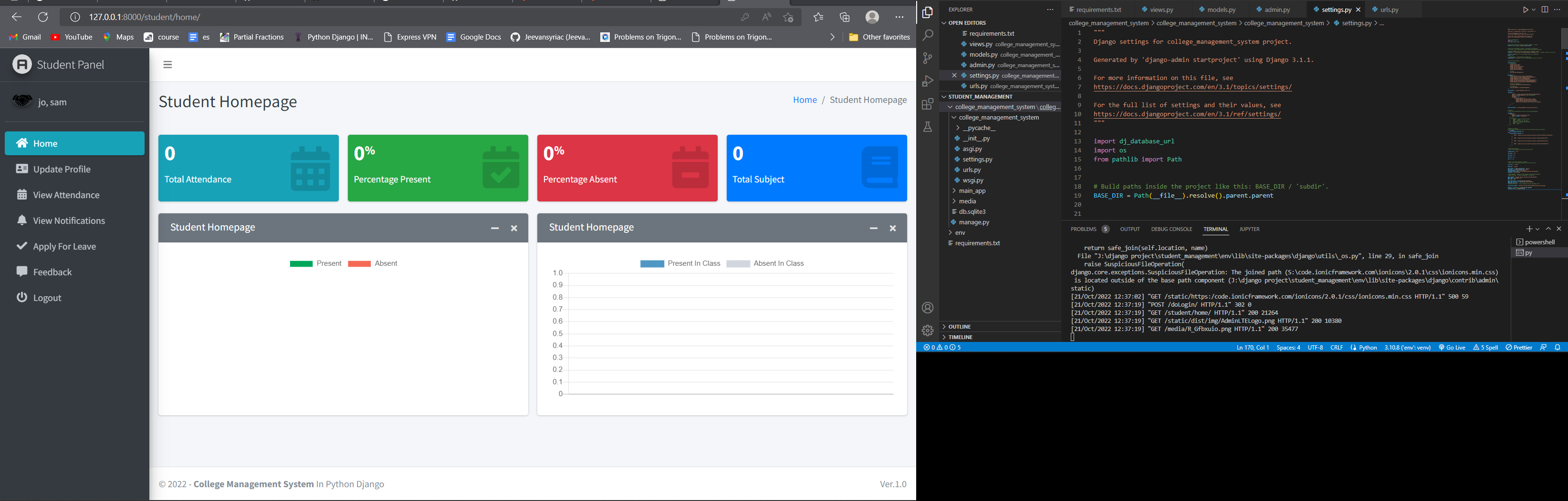 GitHub - Jeevansyriac/college-management-systemdashbord-django