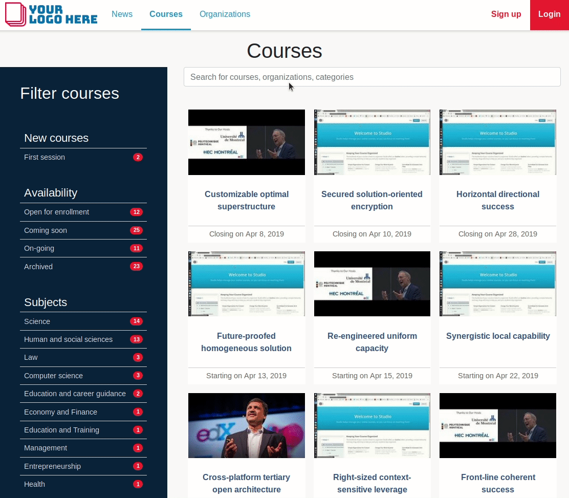 Clicking on a search suggestion crashes the frontend app · Issue #582 · openfun/richie · GitHub
