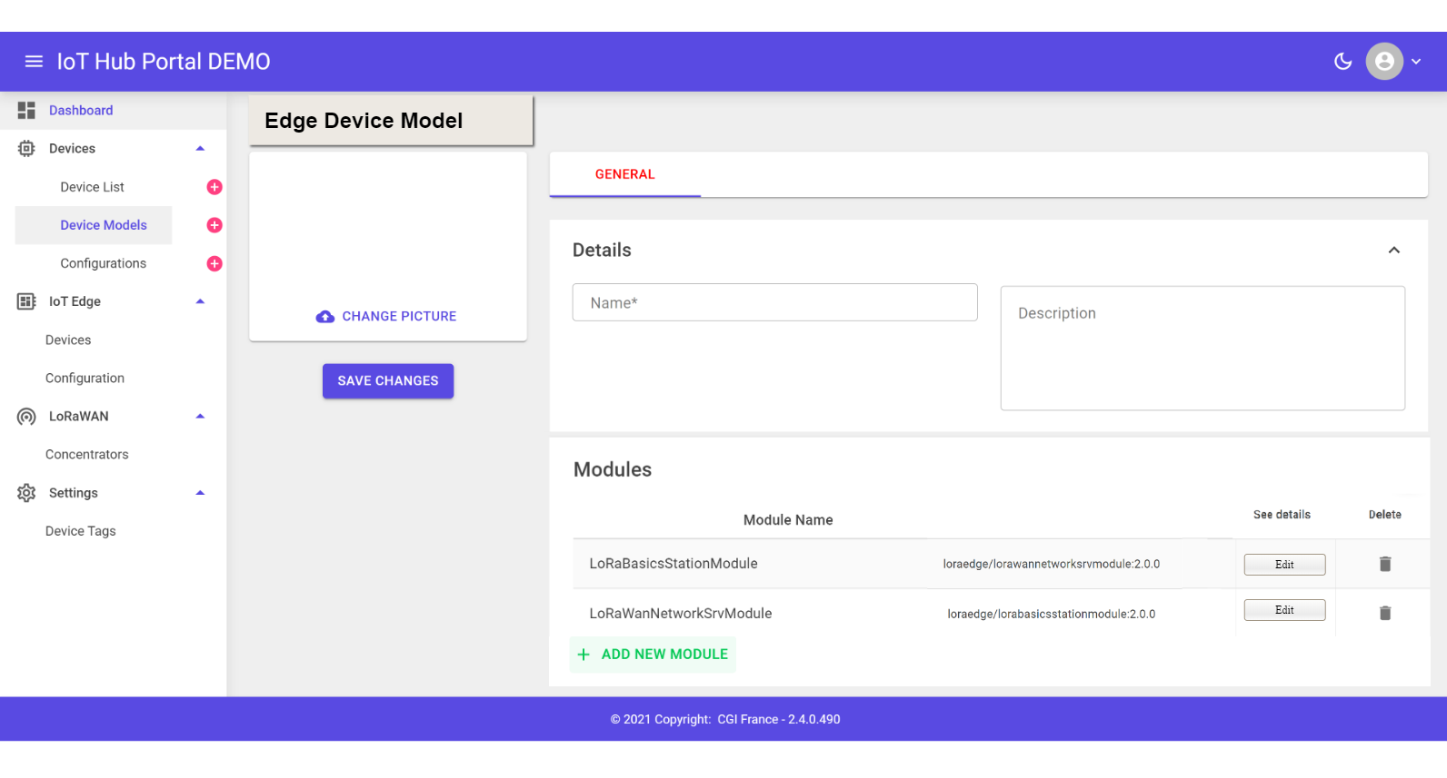 Task: Design mockups for edge model details and creation pages · Issue ...