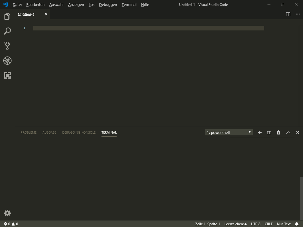 Powershell terminal - Cursor not visible · Issue #66527 · microsoft/vscode · GitHub