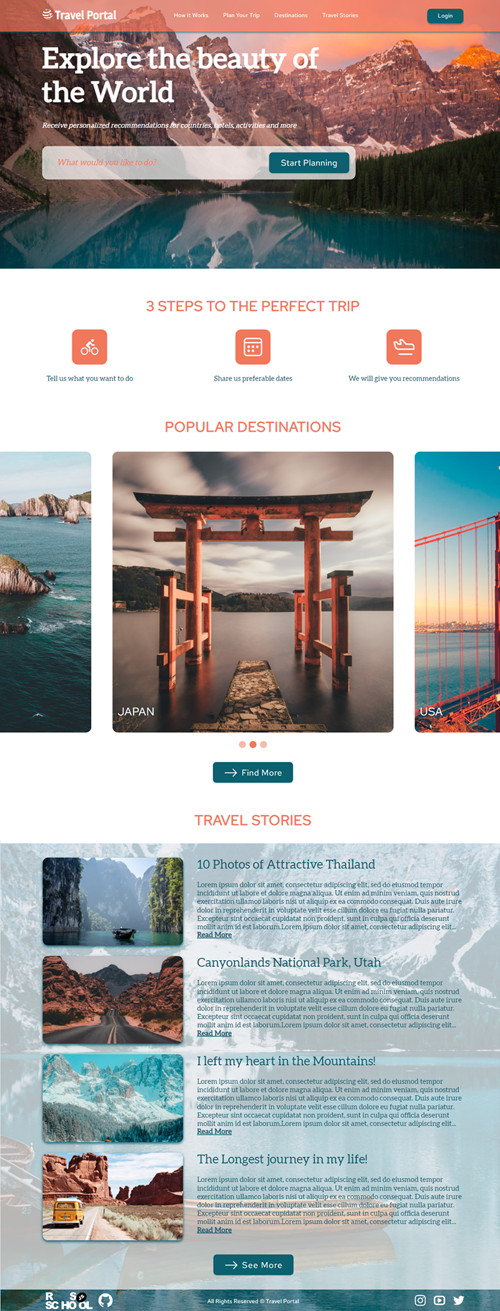 GitHub - wee-owl/TravelPortal: The RSSchool practice