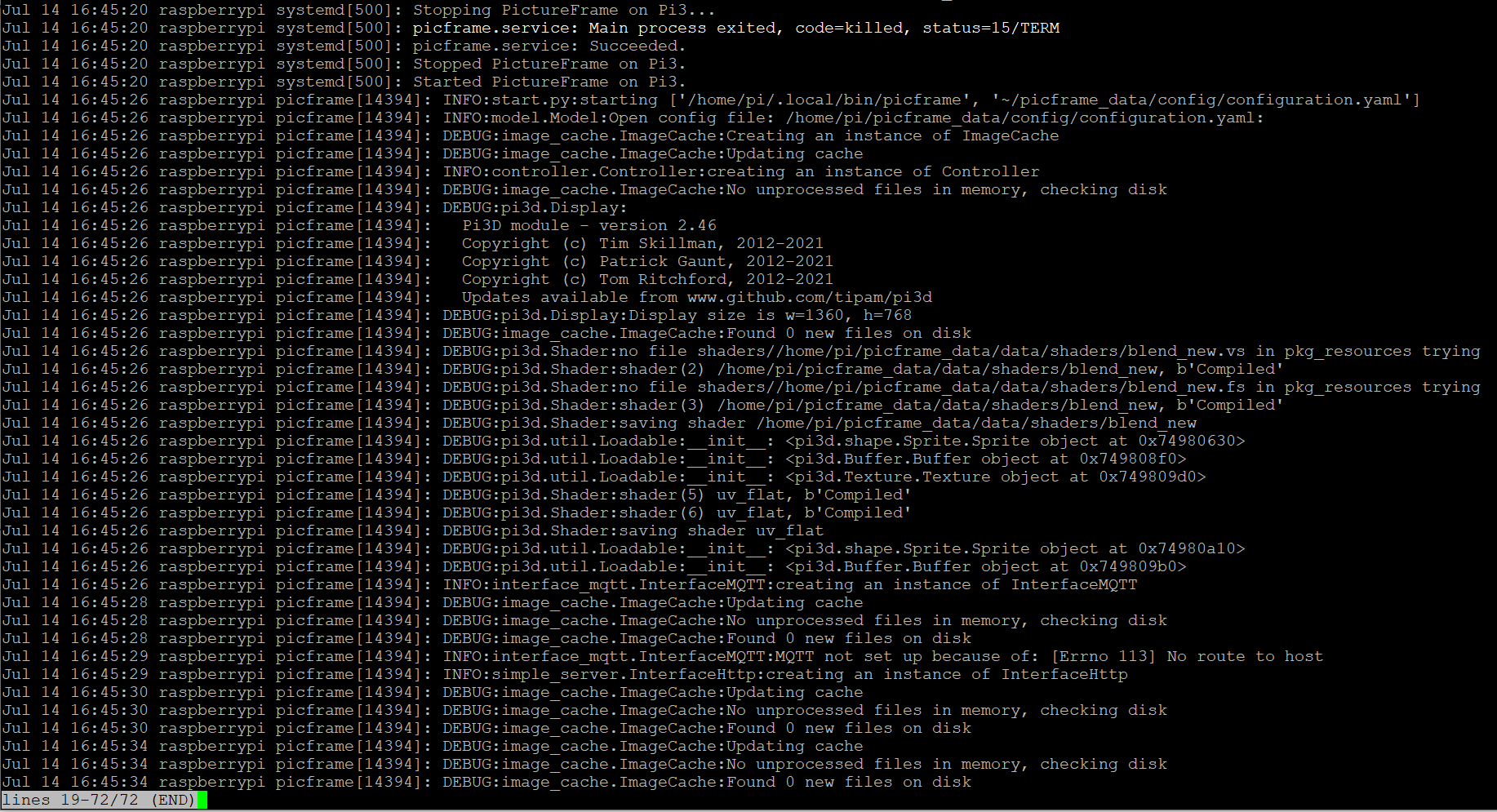 Raspi Debian Desktop installation No Images shown as a Service · Issue #147 · helgeerbe/picframe ...