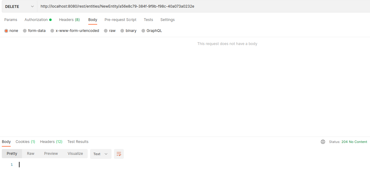 DELETE operations should send a 204 (No Content) status code · Issue ...
