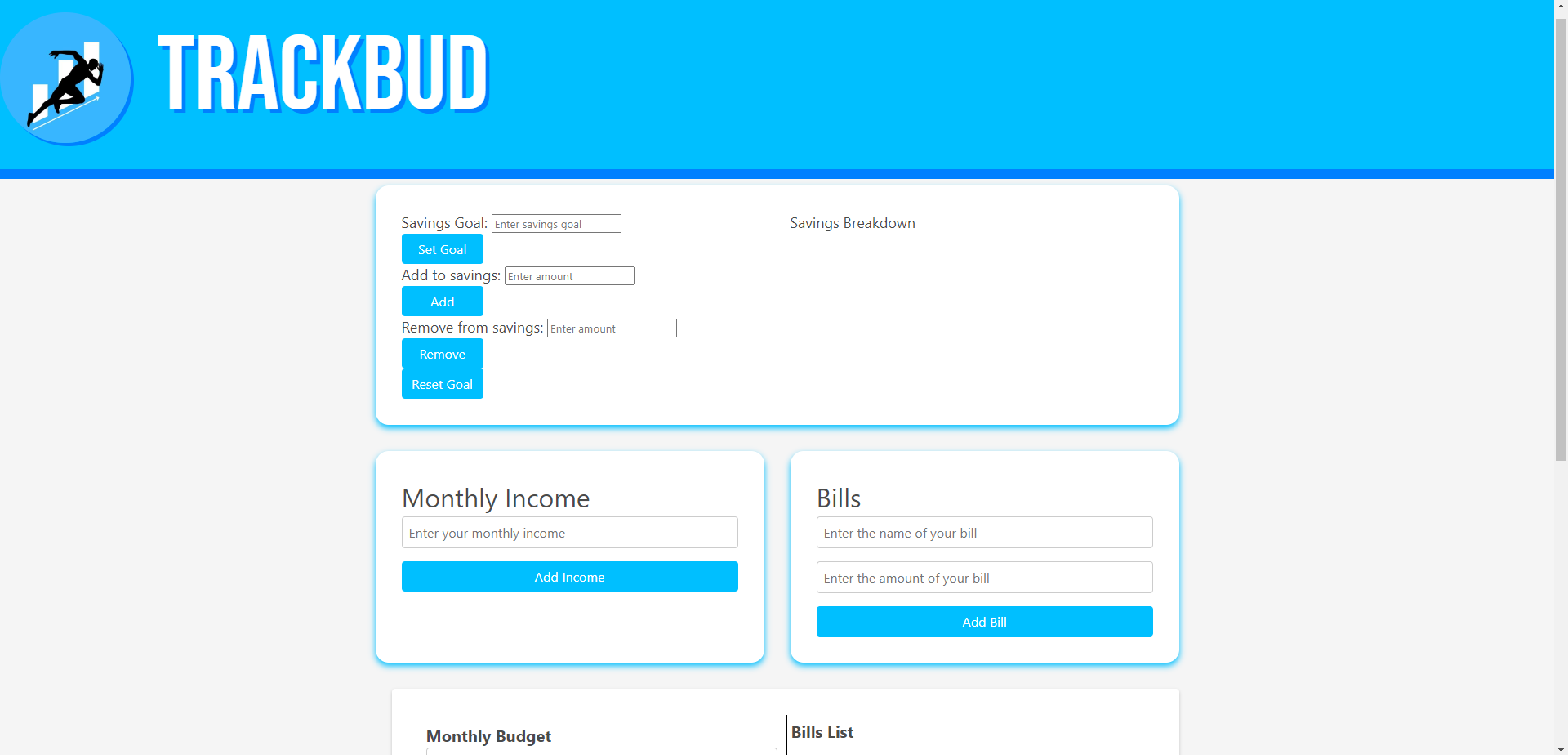 GitHub - marquis-cortez99/monthly-budget: This is our first group project on managing your finances.