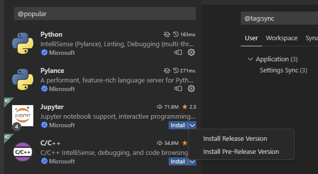 Add Toggle in Settings Sync to Automatically Ignore Freshly Installed Extensions · Issue #197425 ...