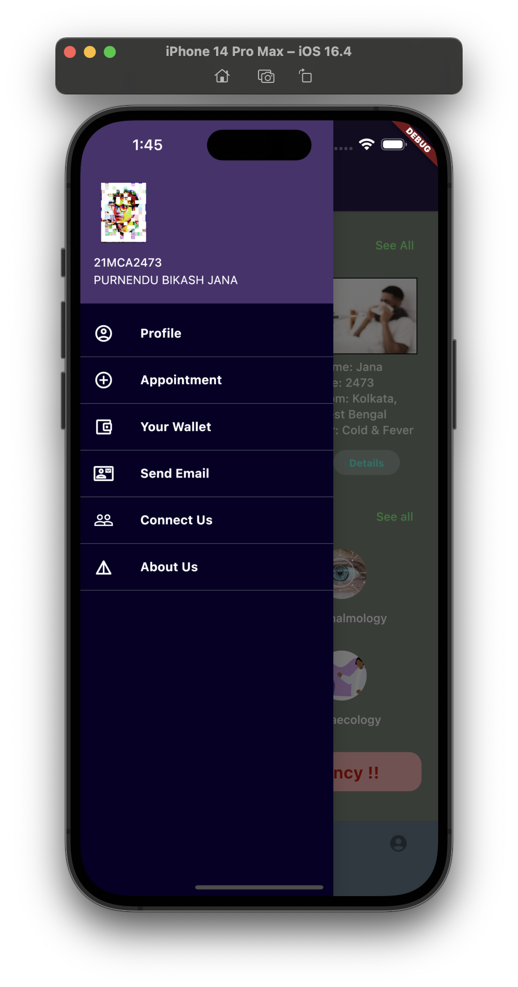 GitHub - ami-pbj/HMS: A Flutter application to manage Hospital System.