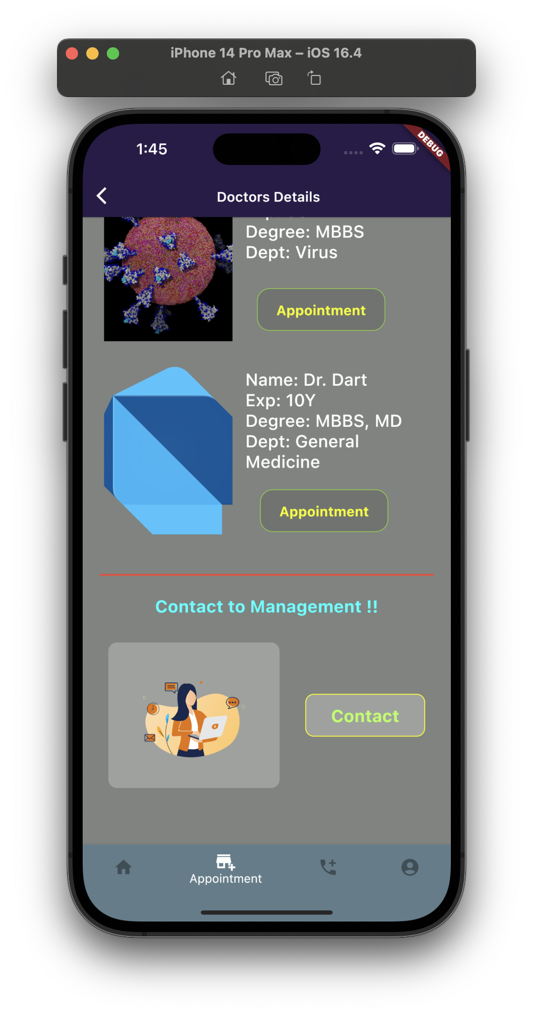 GitHub - ami-pbj/HMS: A Flutter application to manage Hospital System.