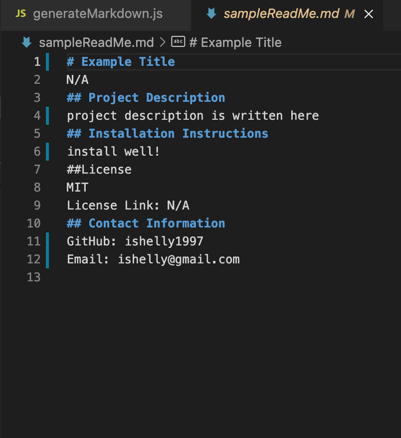GitHub - ishelly1997/Professional-README-Generator