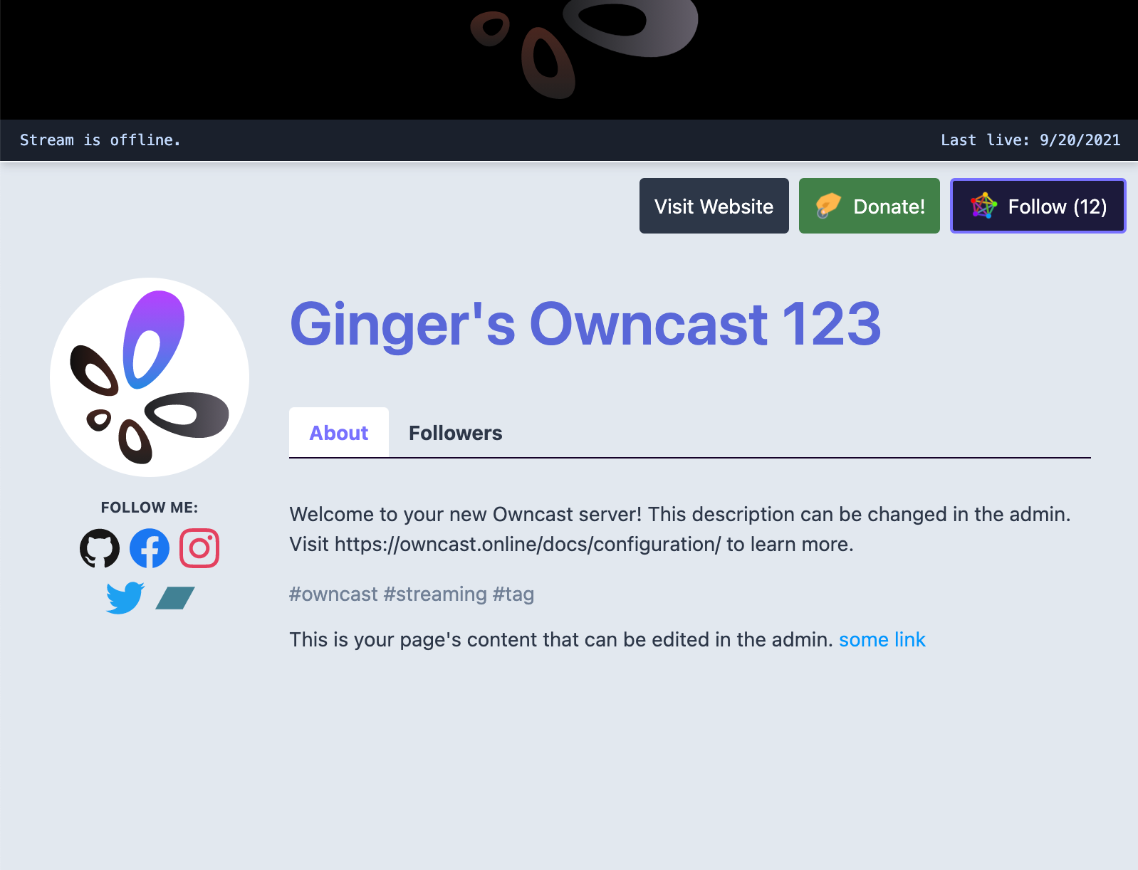 Followers tab that displays Fediverse followers · Issue #1370 · owncast/owncast · GitHub