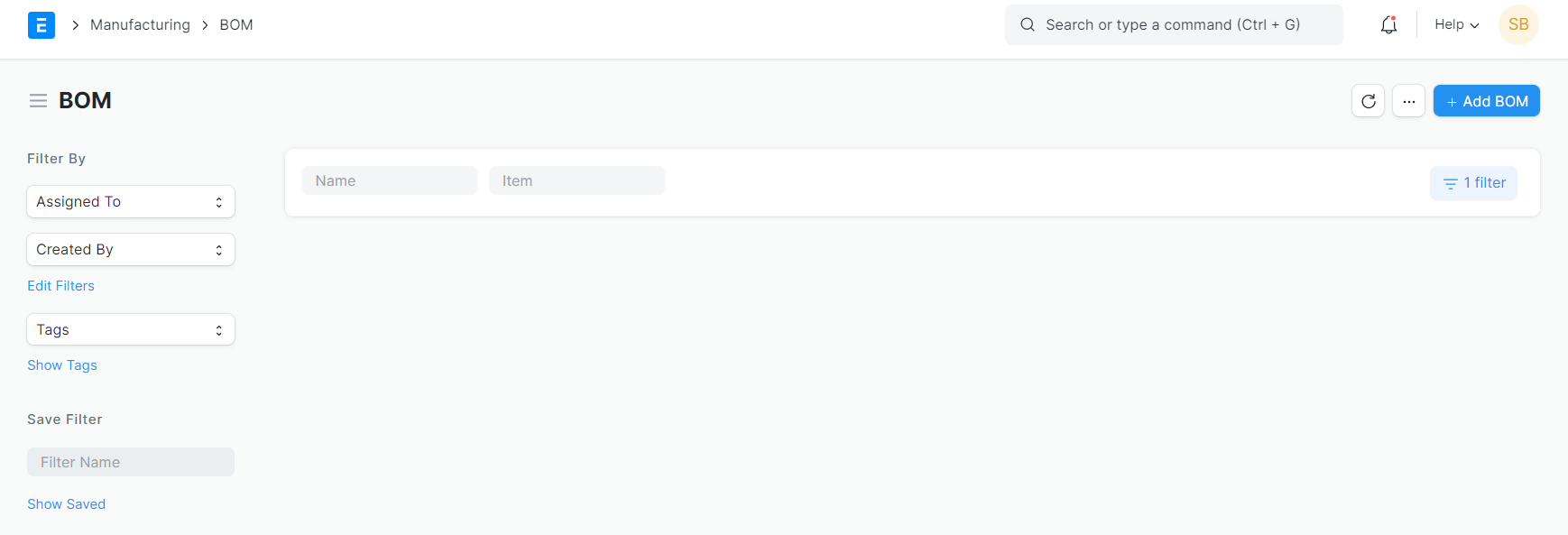 User With Manufacturing User And Manager Roles Cannot See Bom · Issue