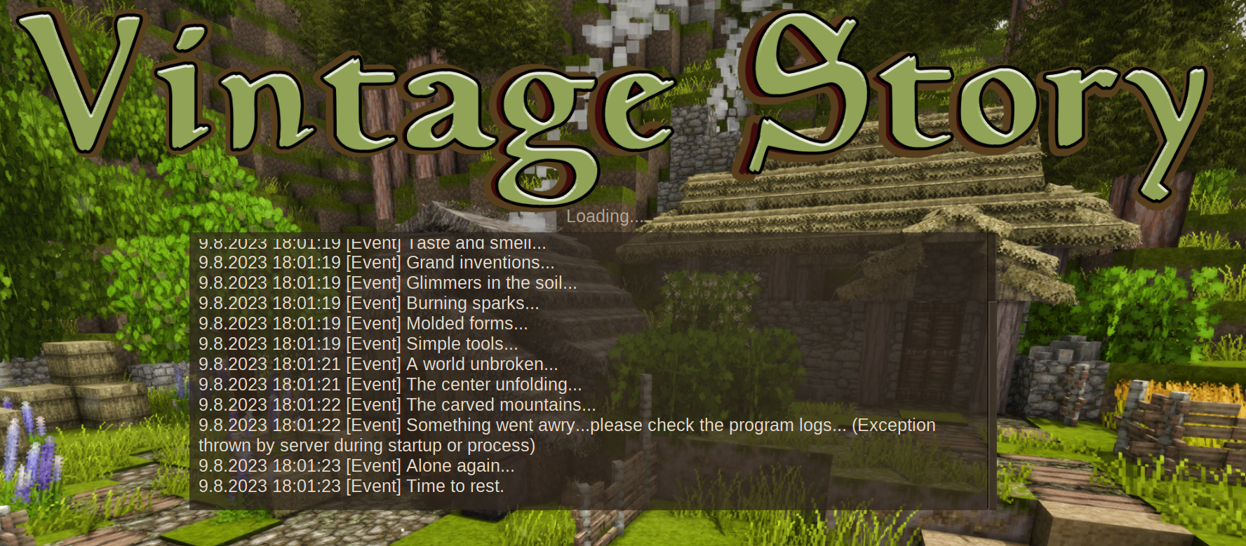 Crash when loading saved game · Issue #2999 · anegostudios/VintageStory ...