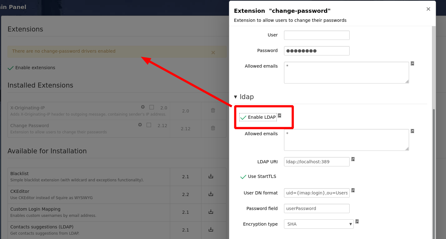 change password ldap cannot be activated (extension v. 2.12) · Issue #240 · the-djmaze ...