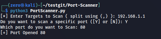 GitHub - wizz117/Port-Scanner