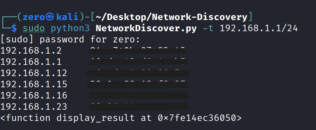 Github Wizz117 Network Discovery
