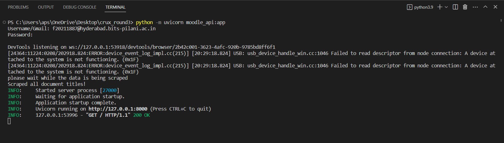 GitHub - Anuraag03/moodlemobilewebservice_api: Python Selenium script and FastAPI REST API
