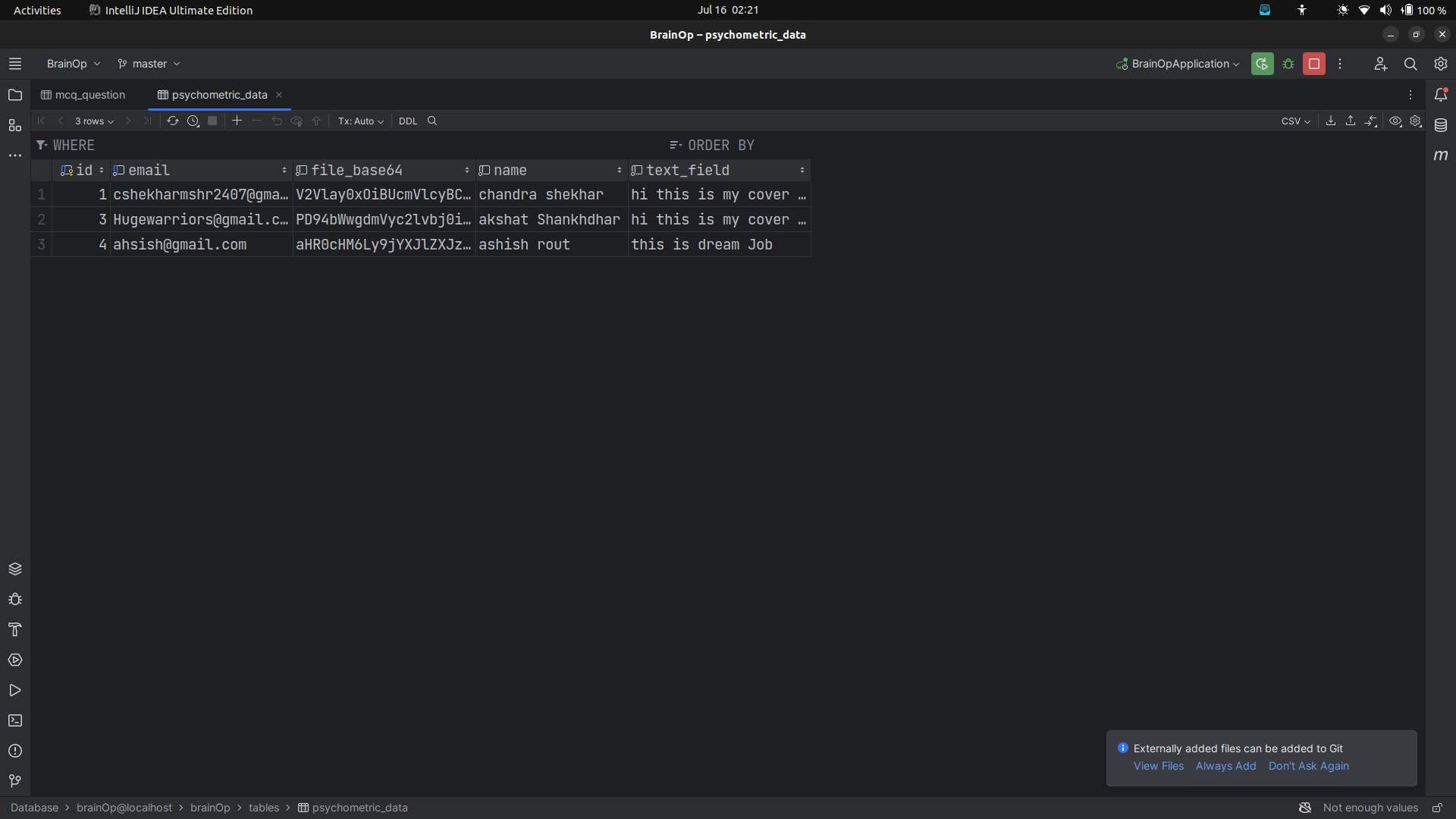 GitHub - cs-mshr/BrainOp: Registration form with file input option and ...