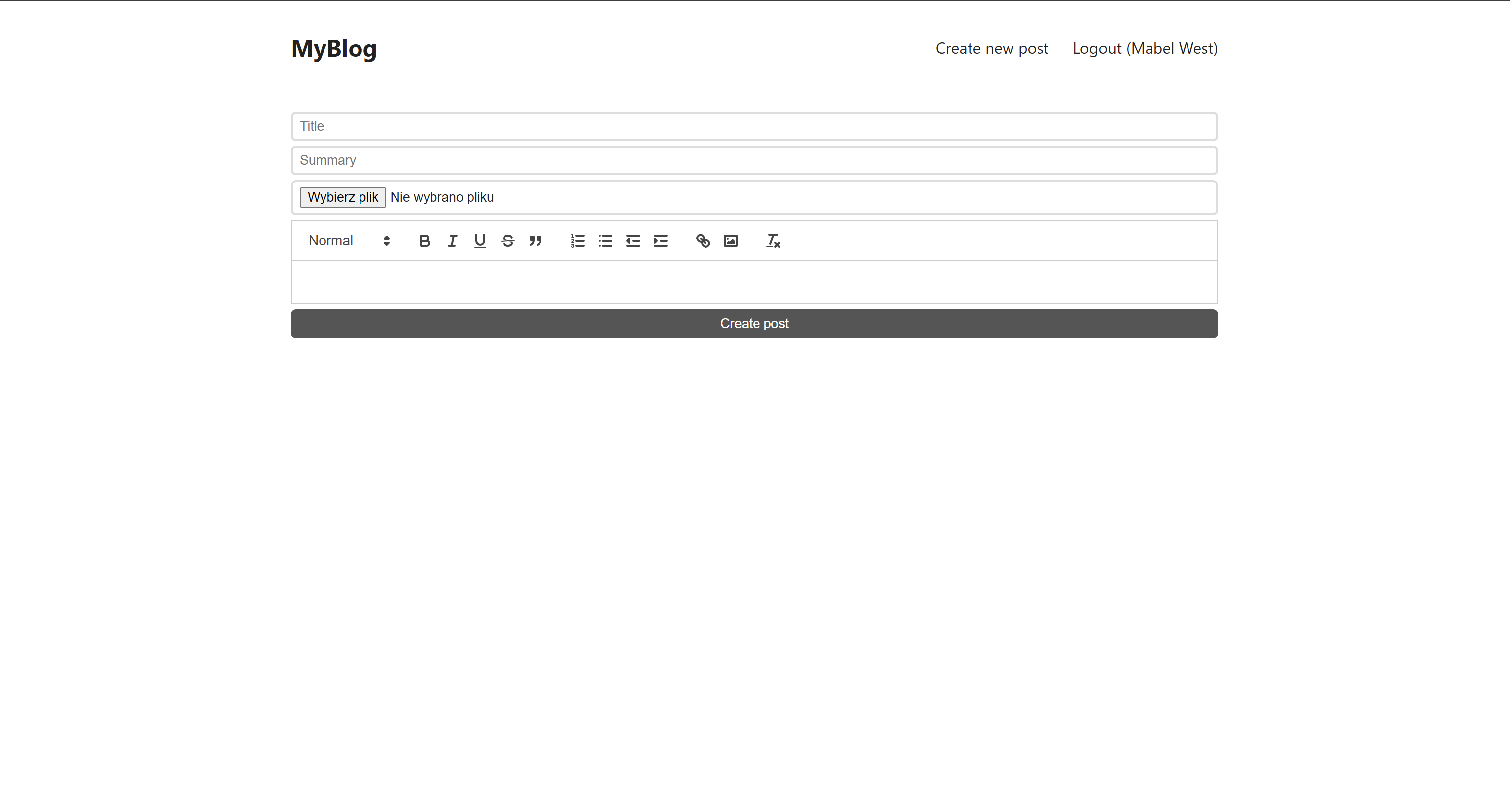 GitHub - Sianuga/BlogApp