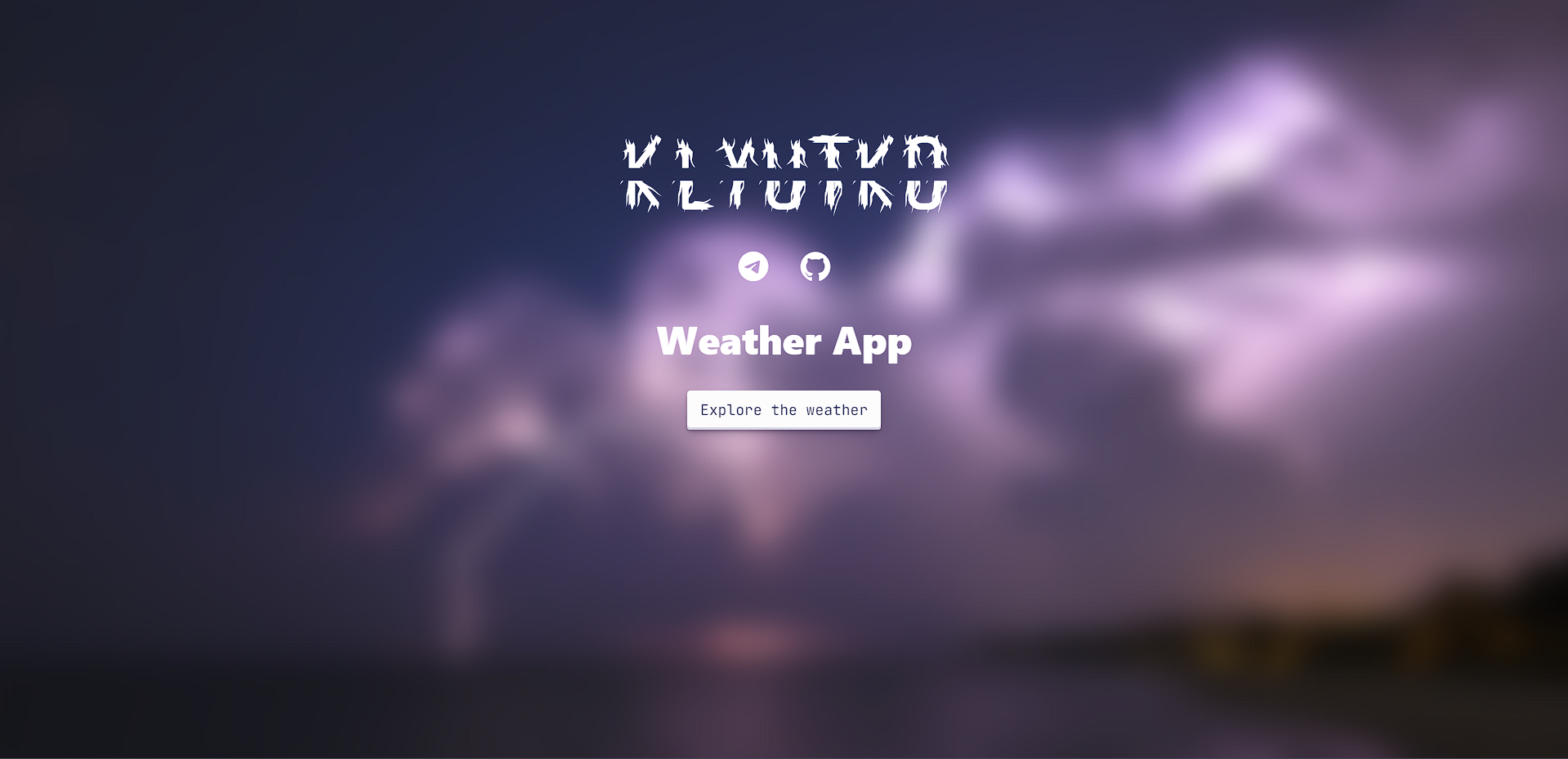 Github Klyutko7p Weather App