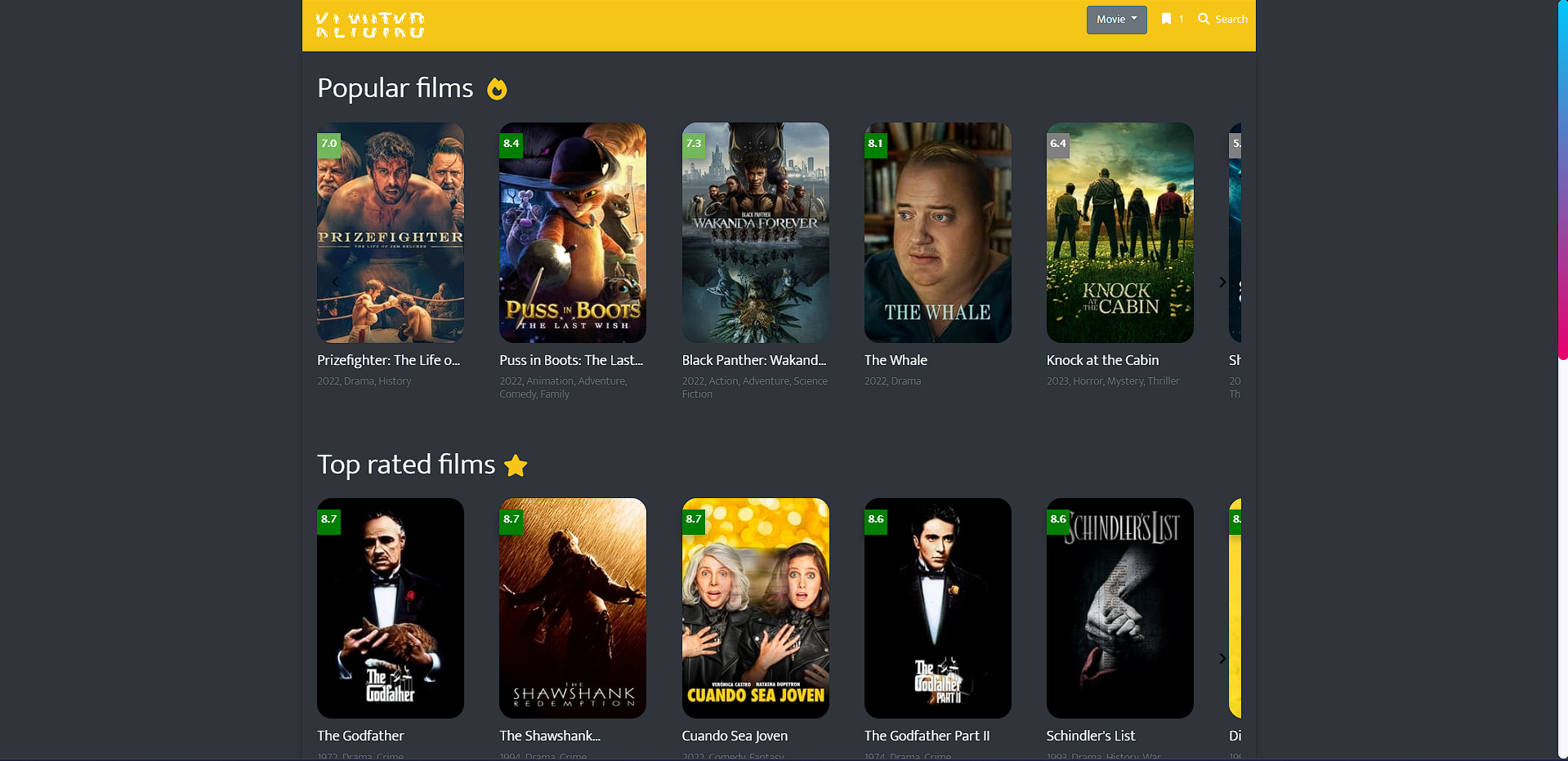 GitHub - klyutko7p/films