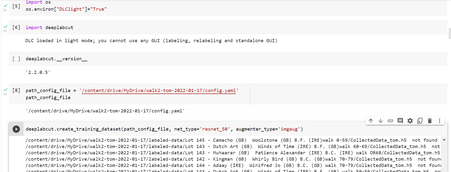 Colab : not recognizing labeled images after upload · Issue #1639 · DeepLabCut/DeepLabCut · GitHub