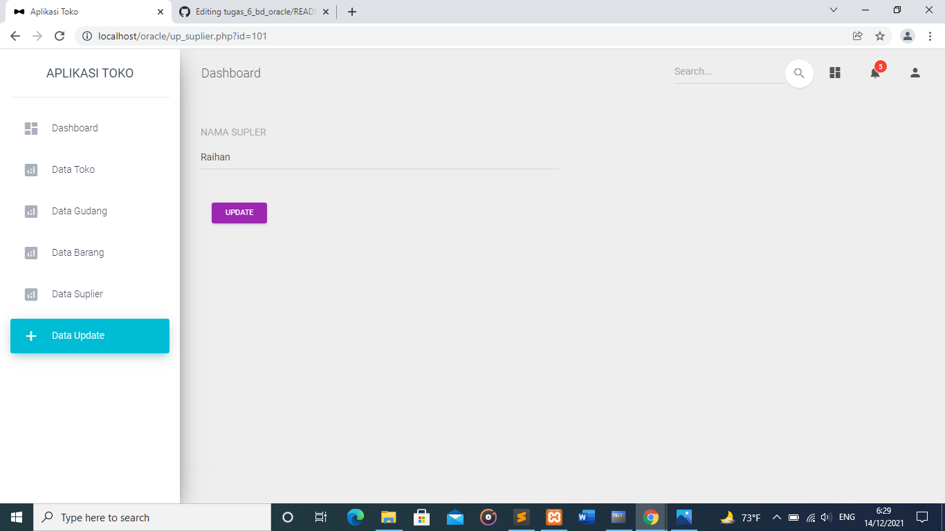GitHub - AhmadHadapi201/tugas_6_bd_oracle