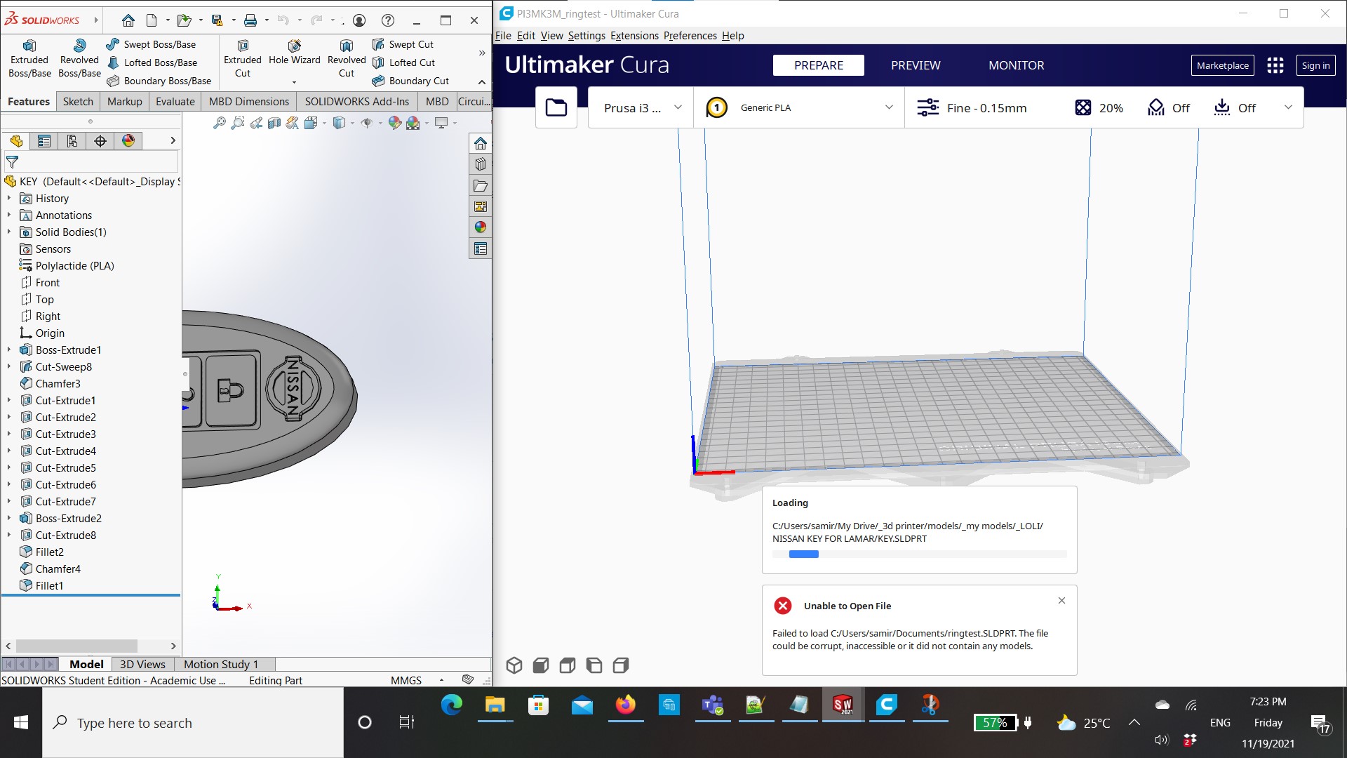 Solidworks Plugin · Issue 10881 · Ultimakercura · Github