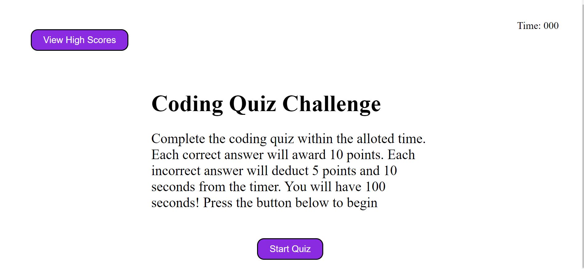 GitHub - SabotageCat/code-quiz