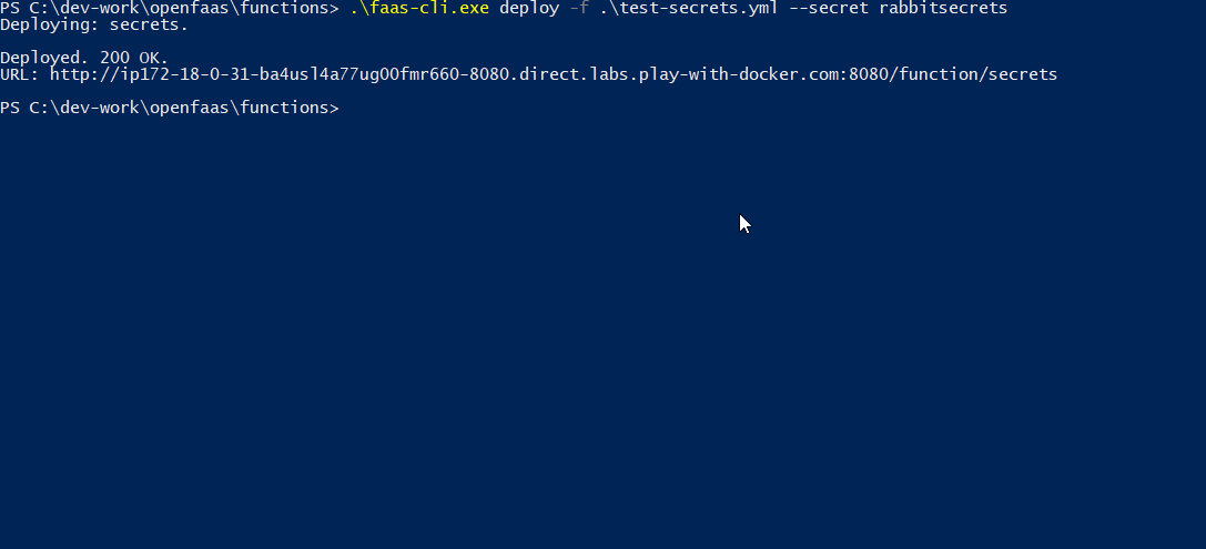 Docker Swarm Secret Not Available To Function On Remote System · Issue 521 · Openfaasfaas · Github
