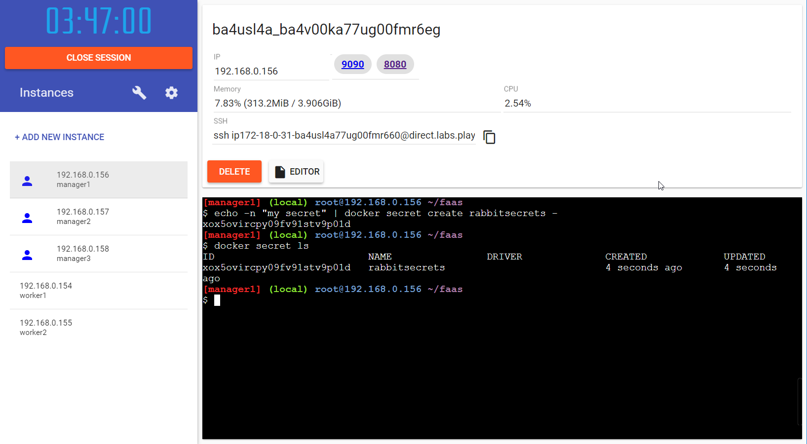 Docker Swarm secret not available to function on remote system · Issue #521 · openfaas/faas · GitHub