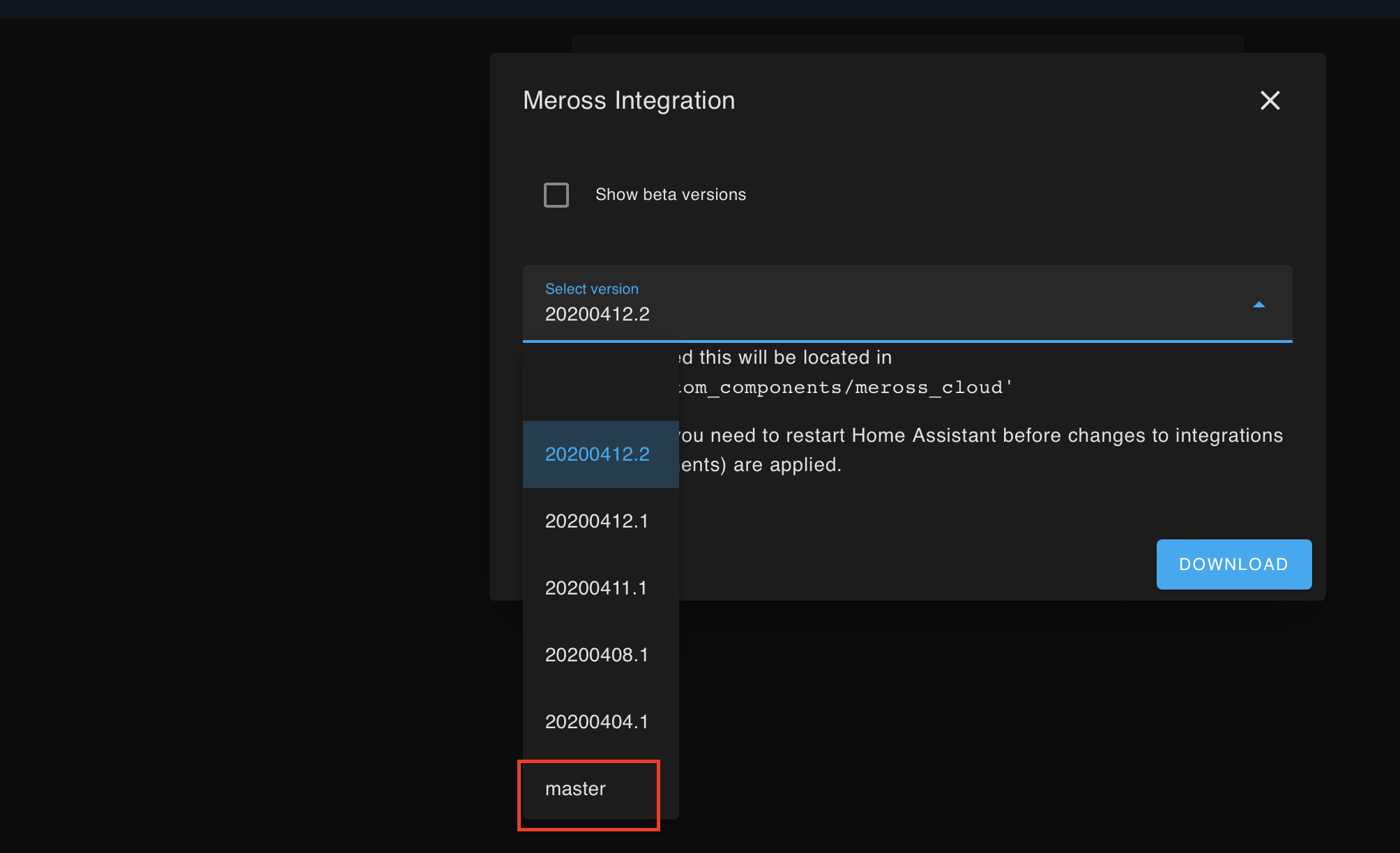 HACS integration not working properly · Issue #350 · albertogeniola/meross-homeassistant · GitHub