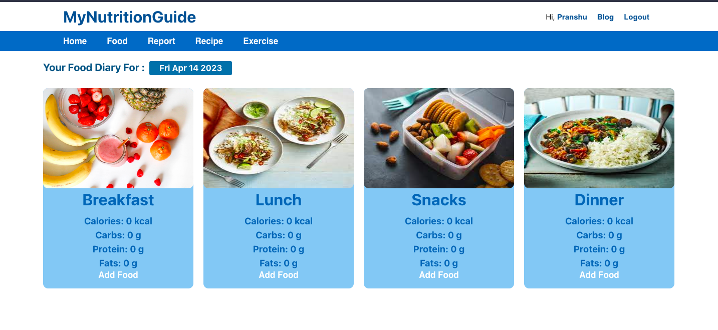 GitHub - psaini872/MyHealthGuide: “My Nutrition Guide” is a web application that allows users to ...