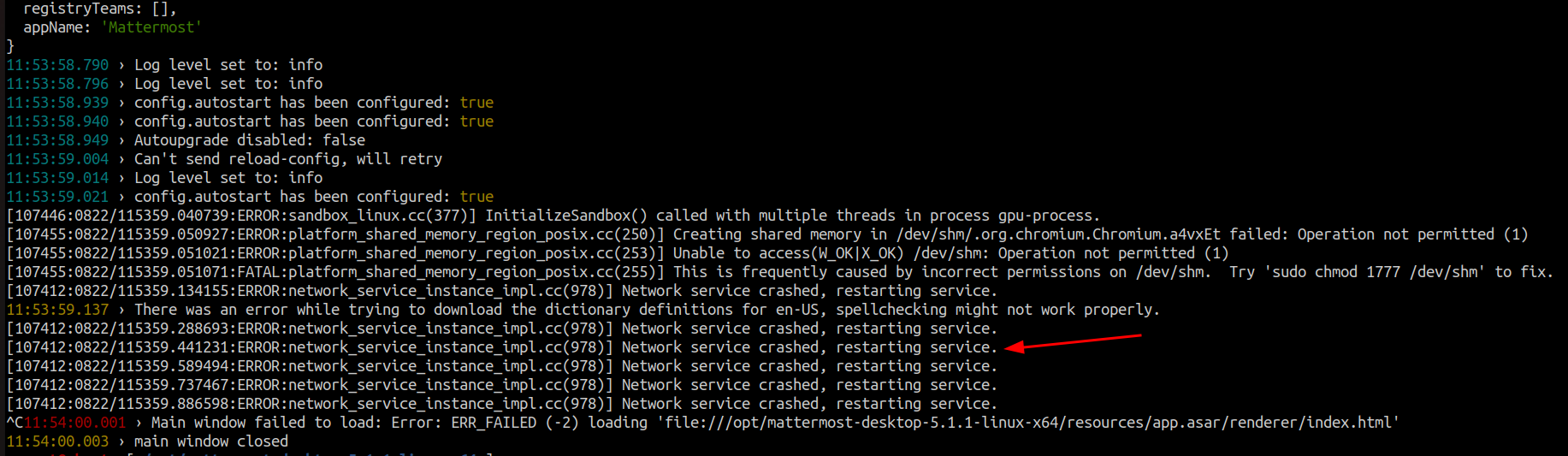 The Ubuntu20.04 startup Mattermost-Desktop failed · Issue #2234 · mattermost/desktop · GitHub