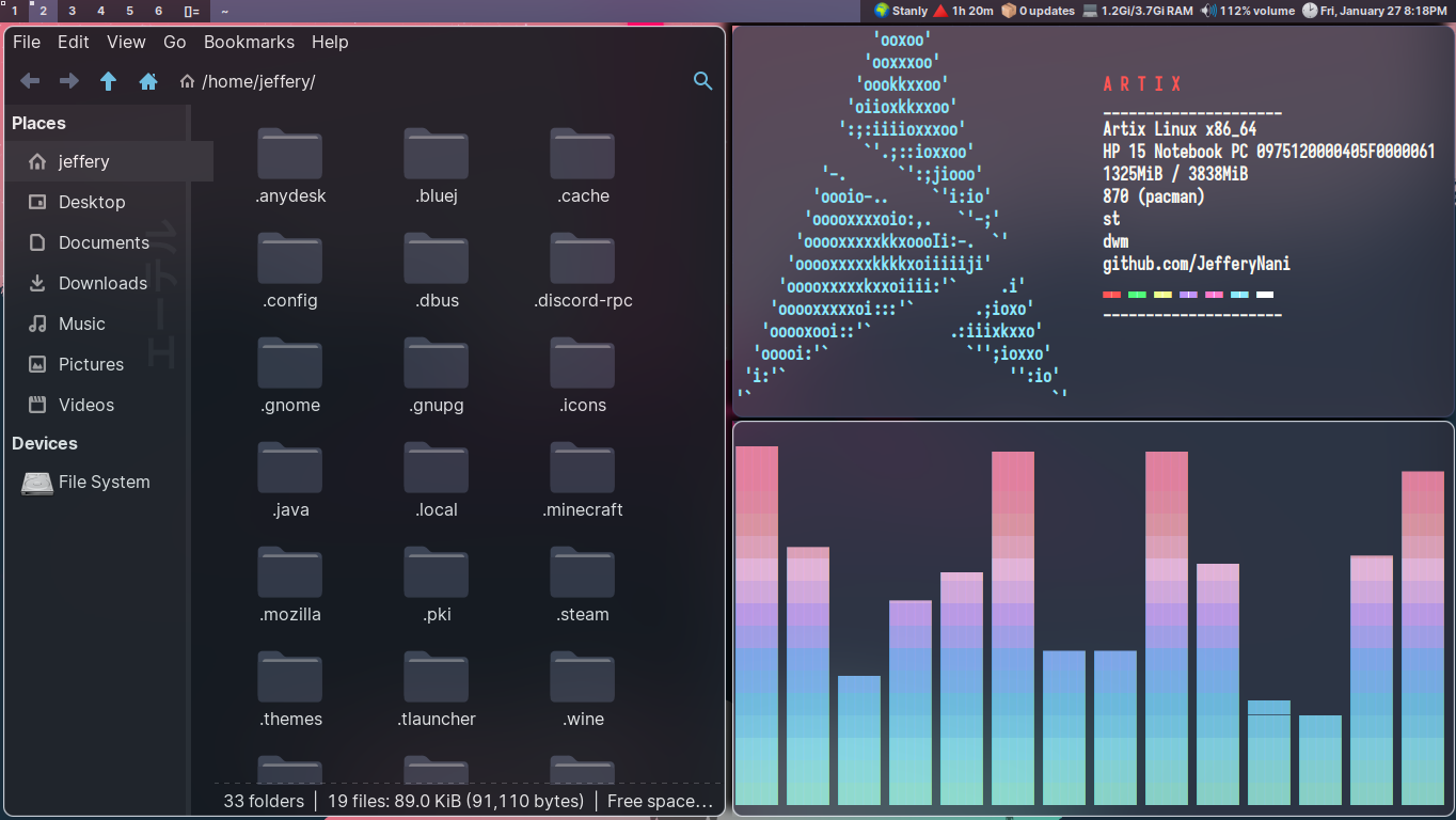 GitHub - JefferyNani/dotfiles: [DWM] [Tokyo Night]