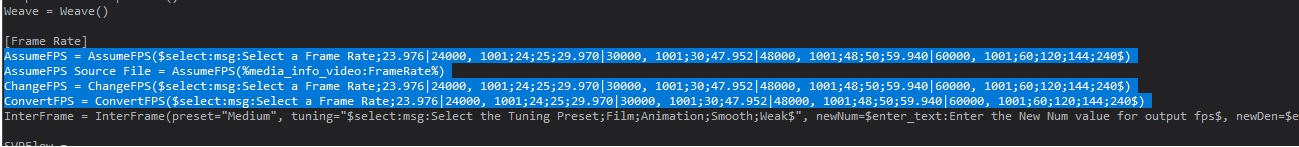 Please! change the avisyntfps · Issue #1001 · staxrip/staxrip · GitHub