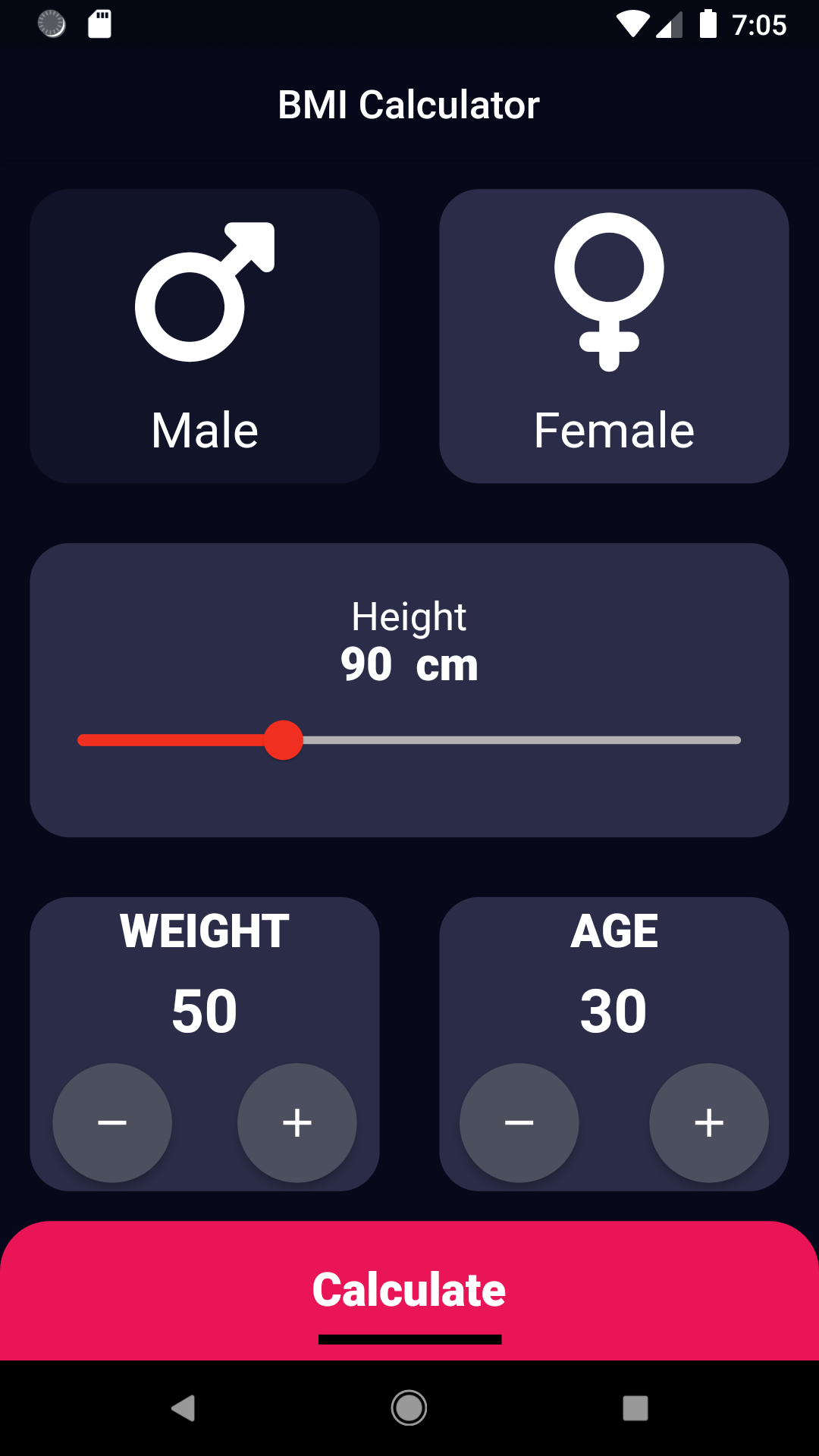 GitHub - Ahmetakaslan/BMI-Calculator