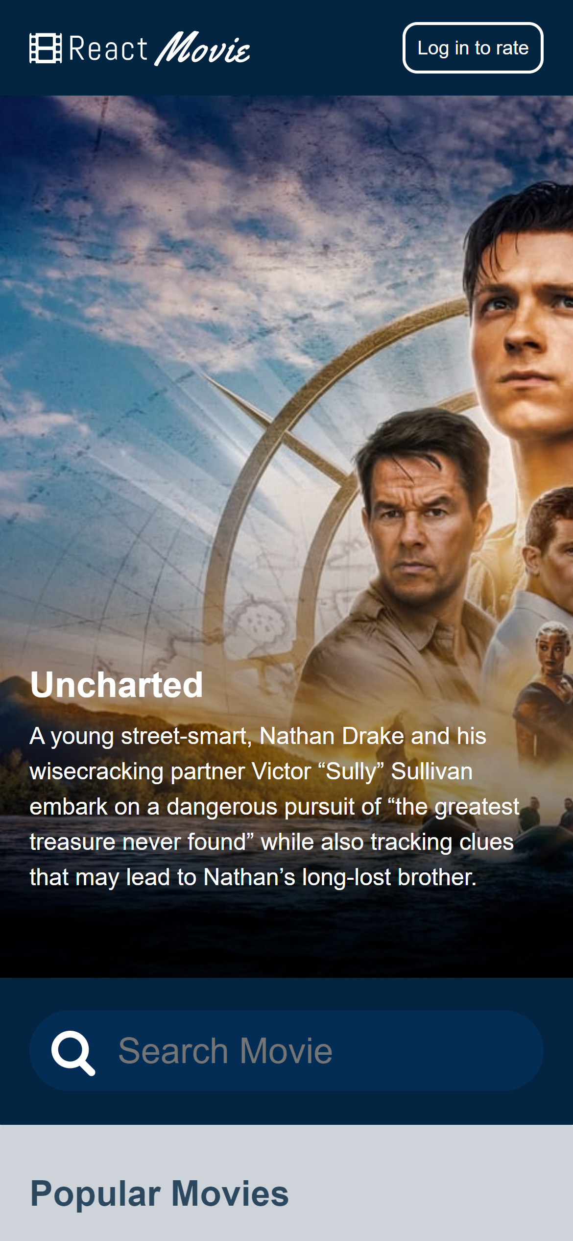 GitHub - Sir-Rumeh/react-movie-app: a movie application website built with react using the movie ...