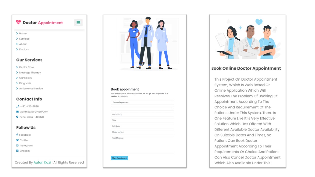 GitHub - Aafan23/Doctor-Apointment-website: This Project on Doctor ...