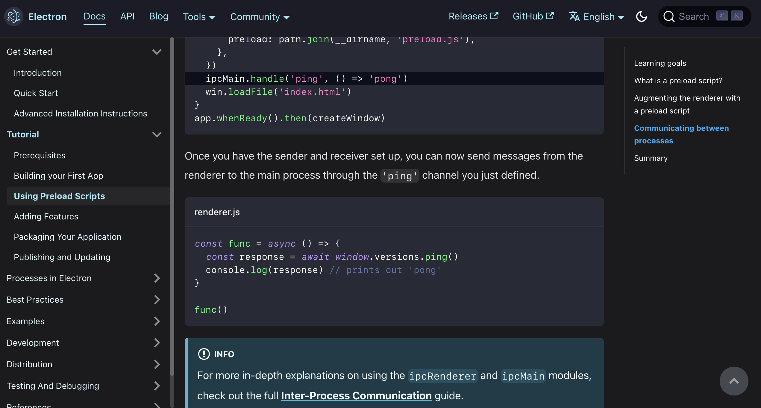 Example Doesnt Work In Tutorial Using Preload Scripts · Issue 391 7519