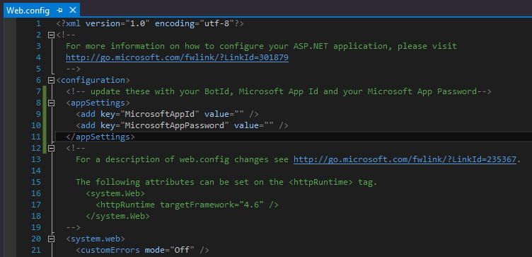 Unable connect because error: "The bot's MSA appId or password is incorrect" · Issue #253 ...