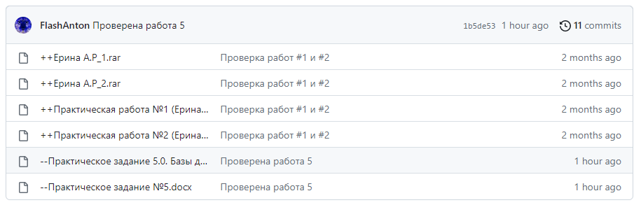 Результат проверки работы №5 · Issue #9 · alinaromanovnavpisun/cifrovaya · GitHub