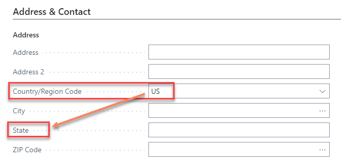 Bc192 County Field Caption Displayed As 51 On All Pages If Countryregion Code Is Not 