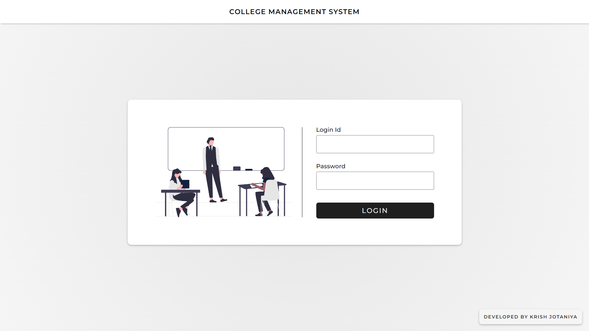 GitHub - krish-7104/College-Management-System