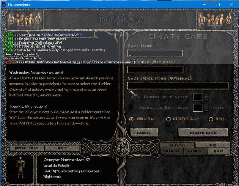 Error #222 - When Creating Open Battle.Net Game · Issue #285 · blizzhackers/kolbot · GitHub