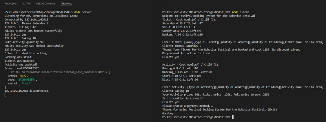 GitHub - eazelis/TCP-Client-Server-NodeJS
